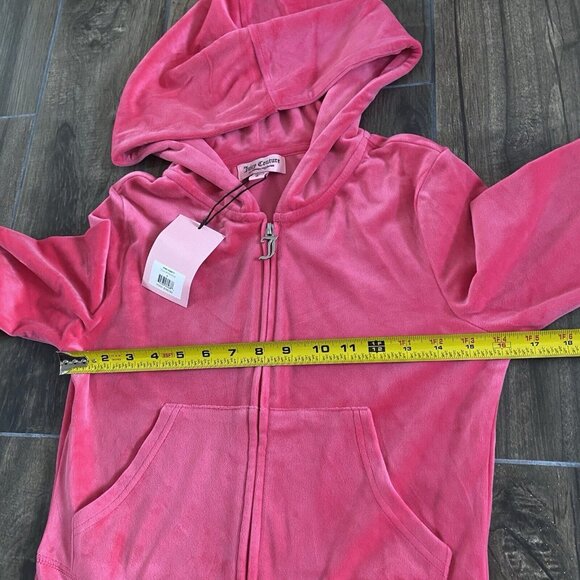 Juicy Couture | Pants & Jumpsuits | Nwt Juicy Couture Big Bling Velour Tracksuit Small Bubblegum ...